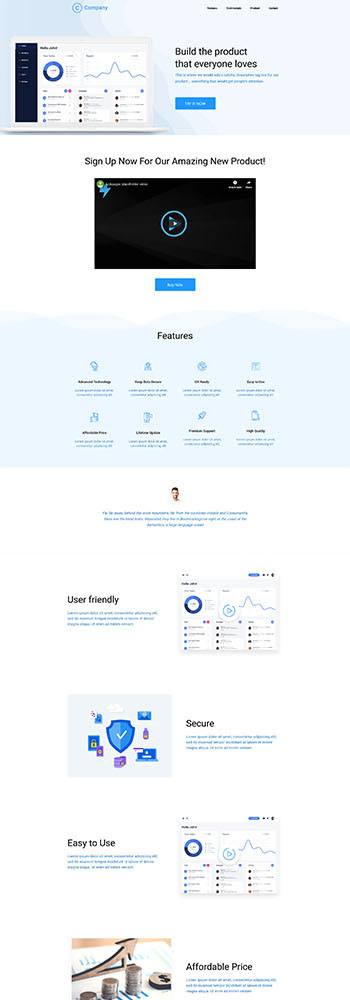 20 free sales page templates