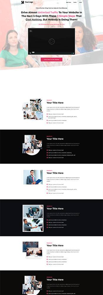 20 free sales page templates