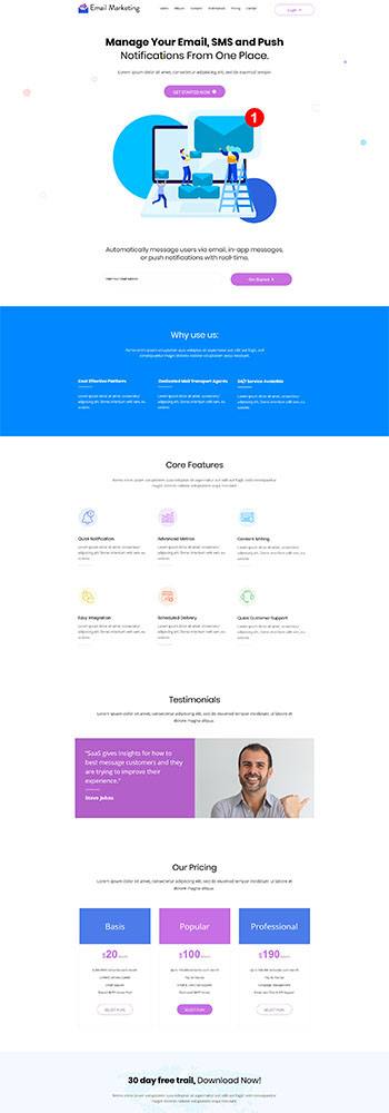 20 free sales page templates