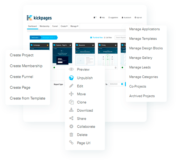 Kickpages - Page Builder