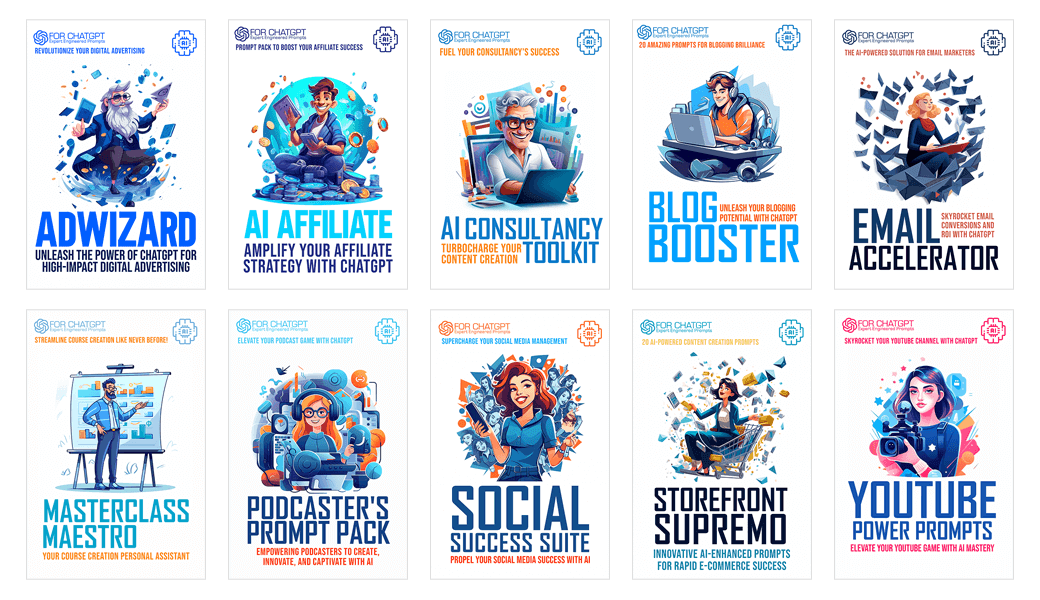 10 ChatGPT Prompt Packs for AI Marketing - Elevate Your Digital Strategy